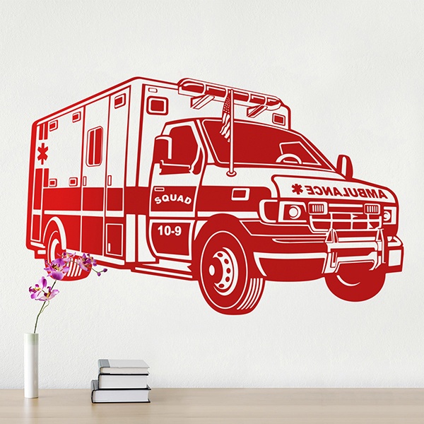 Wall sticker ambulance | MuralDecal.com
