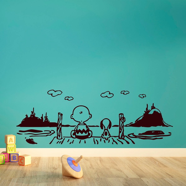 Wall Stickers Snoopy Landscape 2