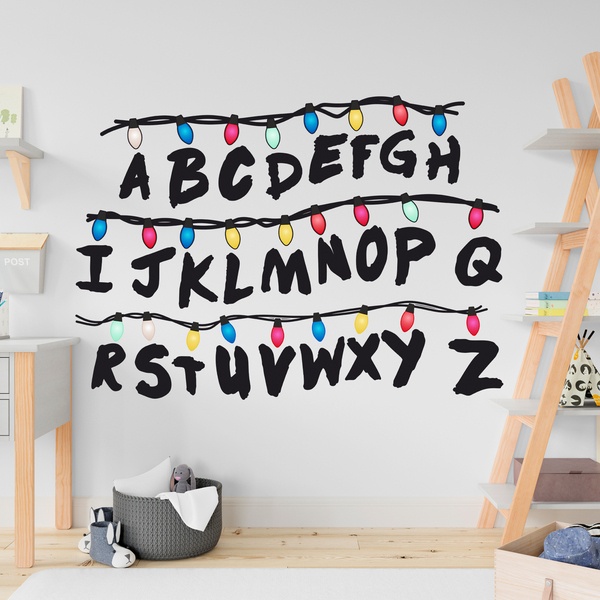 Wall Sticker Stranger Things Alphabet