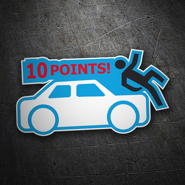 sticker 10 Points | MuralDecal.com