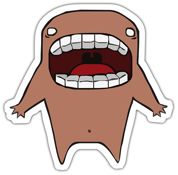 Domo kun 6 sticker | MuralDecal.com