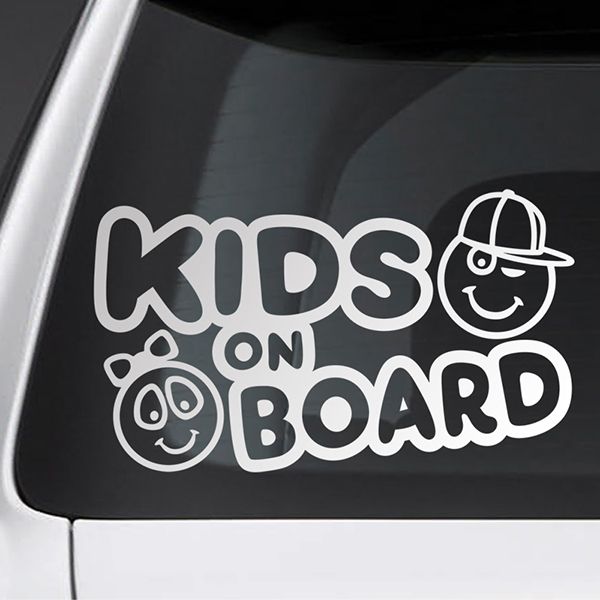 Baby on board car stickers - Muraldecal