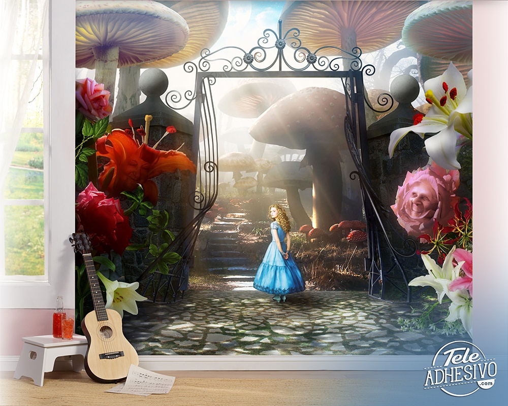 Alice In Wonderland Wall