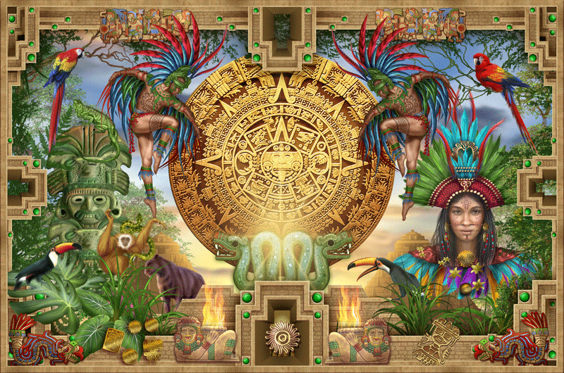 Wall mural Mayas | MuralDecal.com