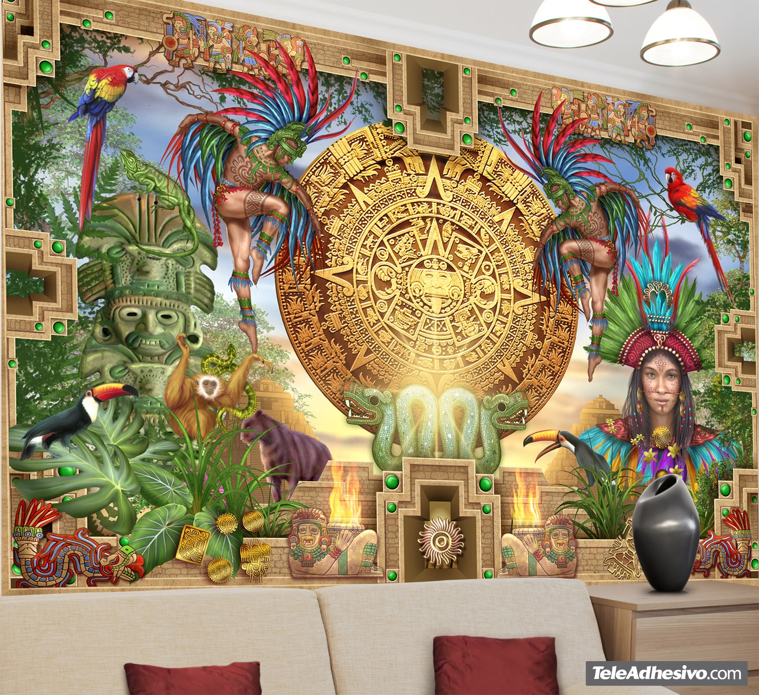 Wall mural Mayas | MuralDecal.com