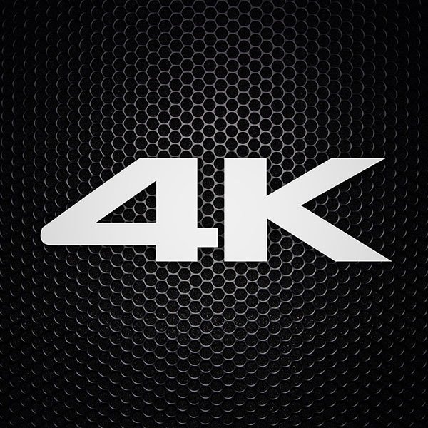 Sticker 4K Logo | MuralDecal.com