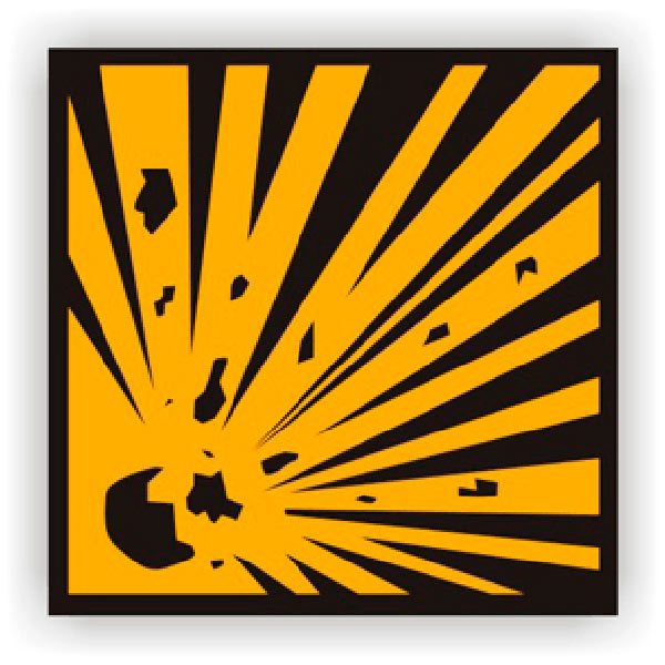 Danger signs stickers - Muraldecal